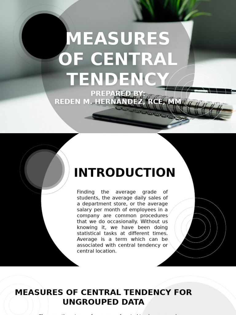 Lesson 4 Measures of Central Tendency | PDF