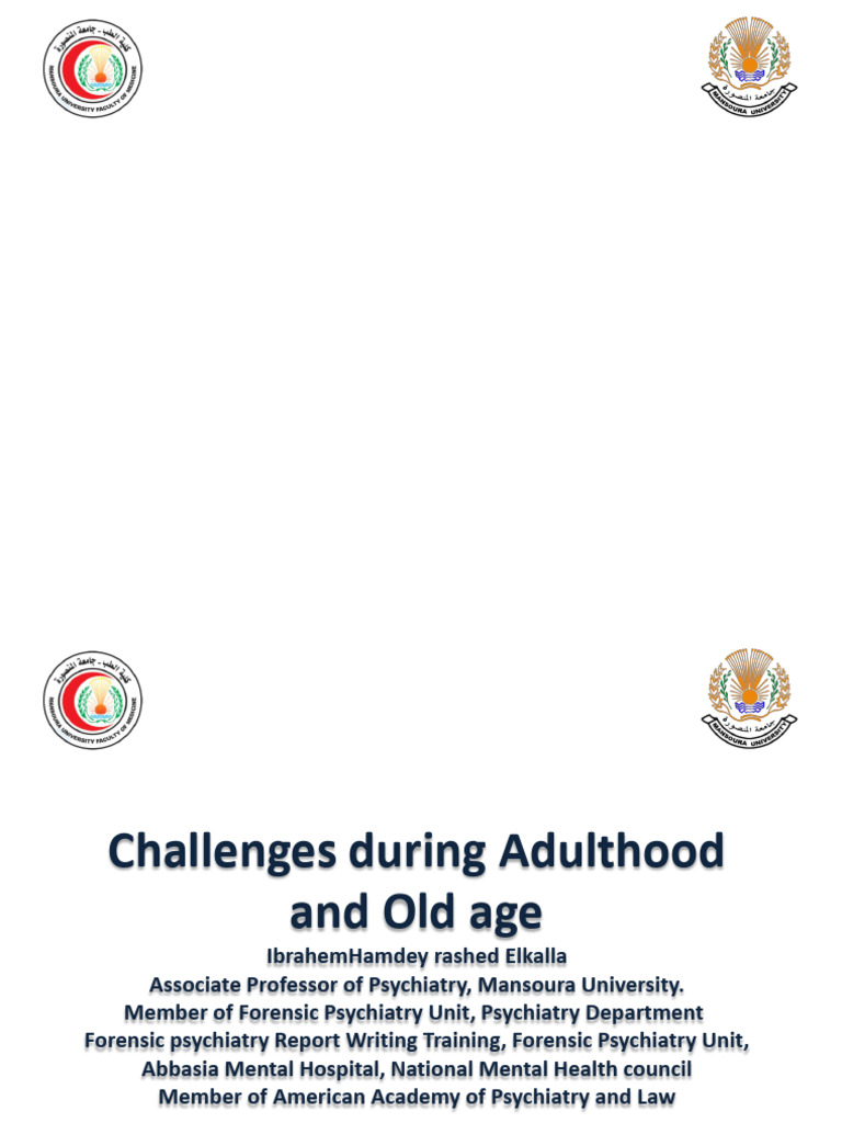 2 - 15 Challenges During Adulthood | PDF