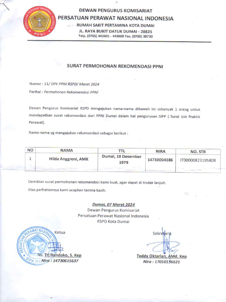 Rekomendasi Ppni | PDF