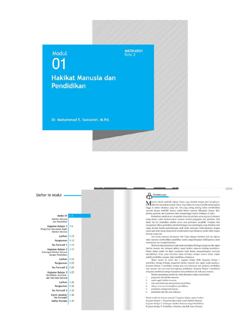 MODUL 1 Pengantar Pendidikan | PDF