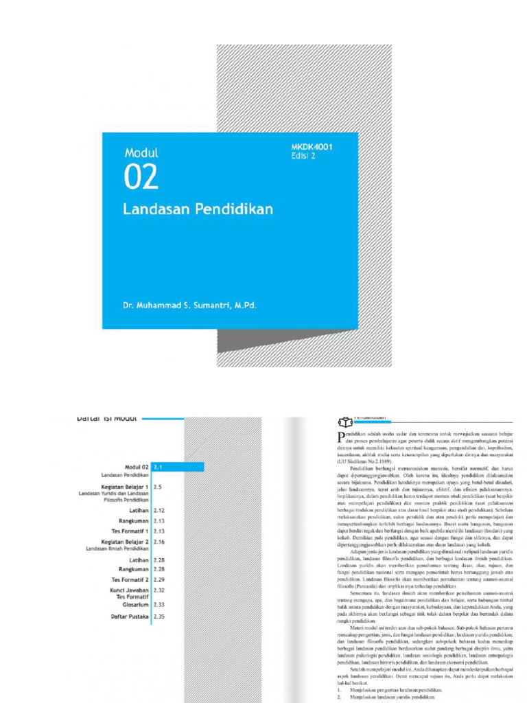 MODUL 2 Pengantar Pendidikan | PDF