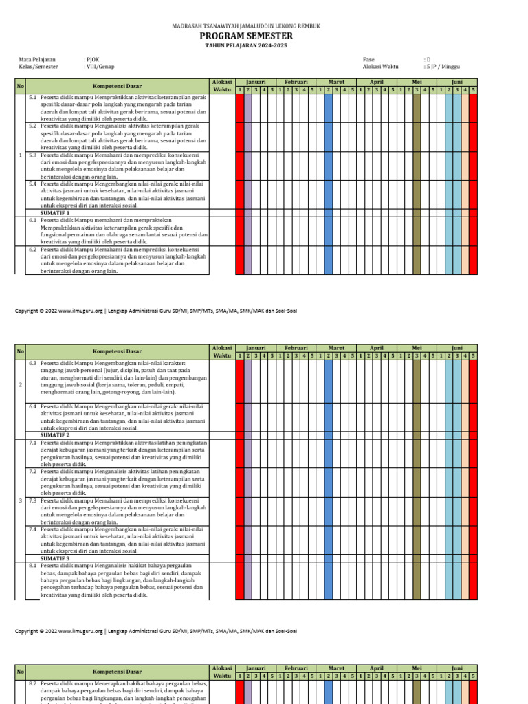 Program Semester | PDF