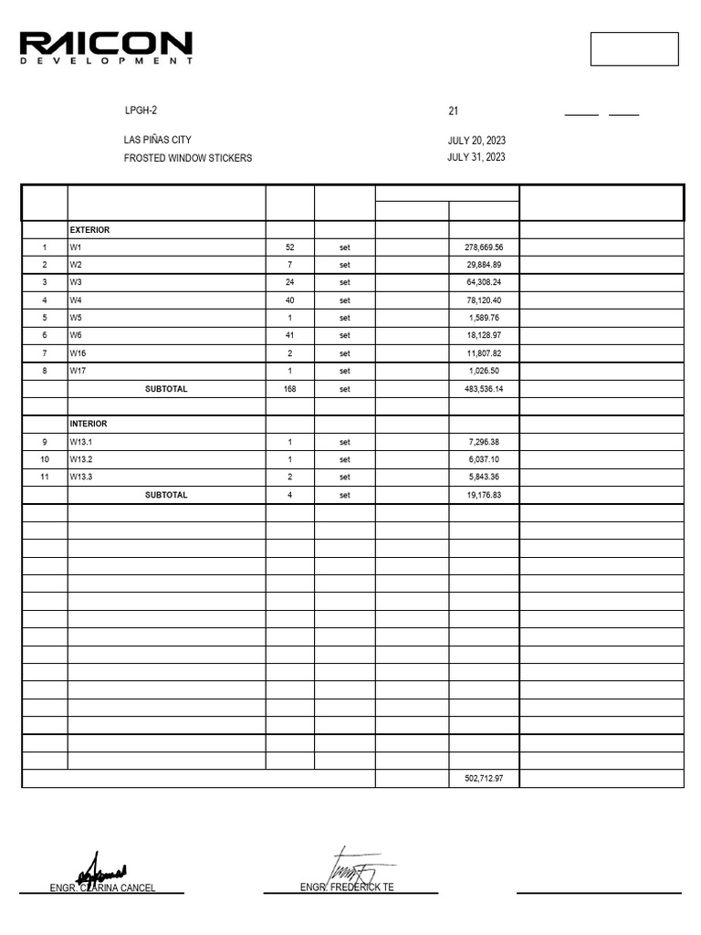 LPGH-2 SR #21 Frosted Stickers 07-20-2023 | PDF LPGH-2 SR #21 Frosted Stickers 07-20-2023 | PDF