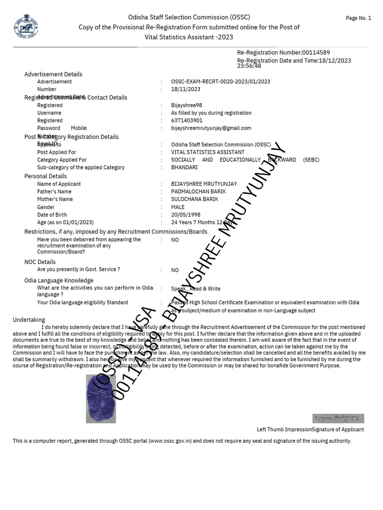 Vital Statistics Assistant | PDF