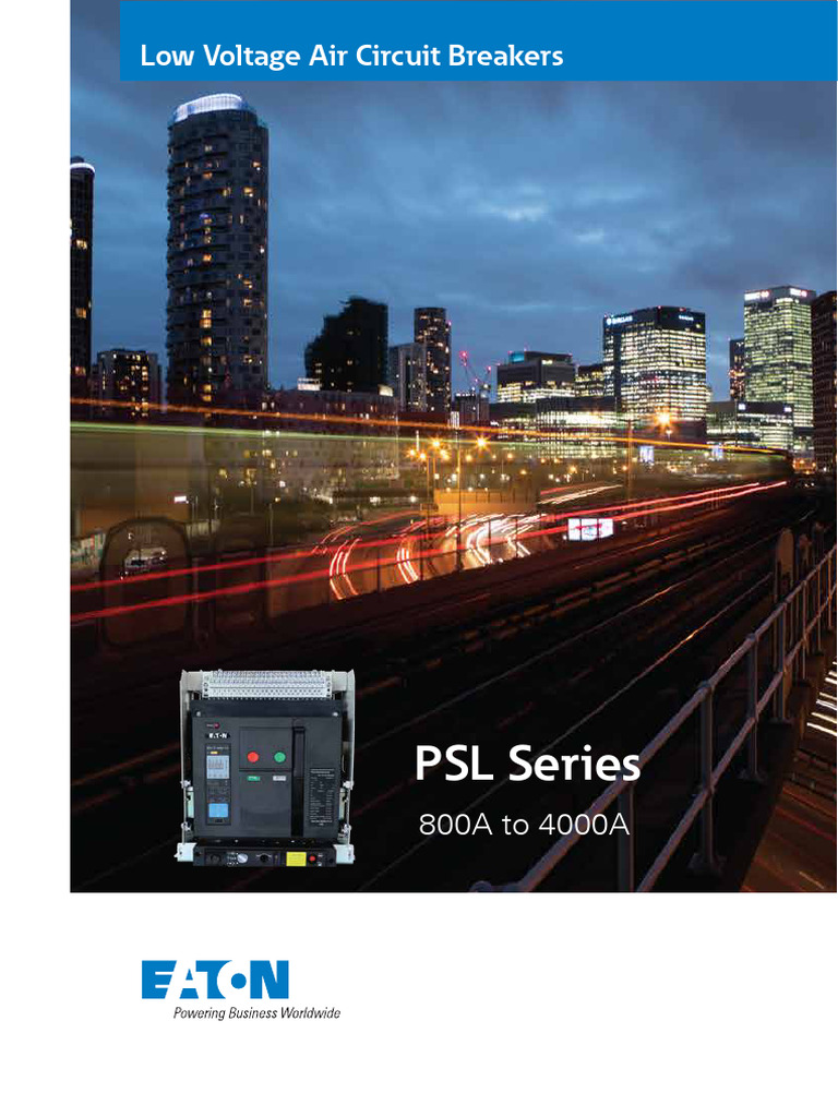 PSL ACB 800A - 2000A Catalog Rev | PDF