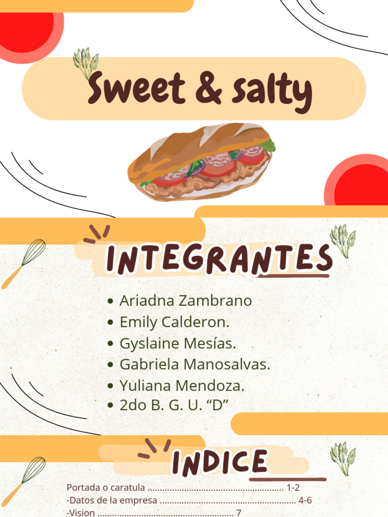 Sweet & Salty: Business Plan Overview | PDF