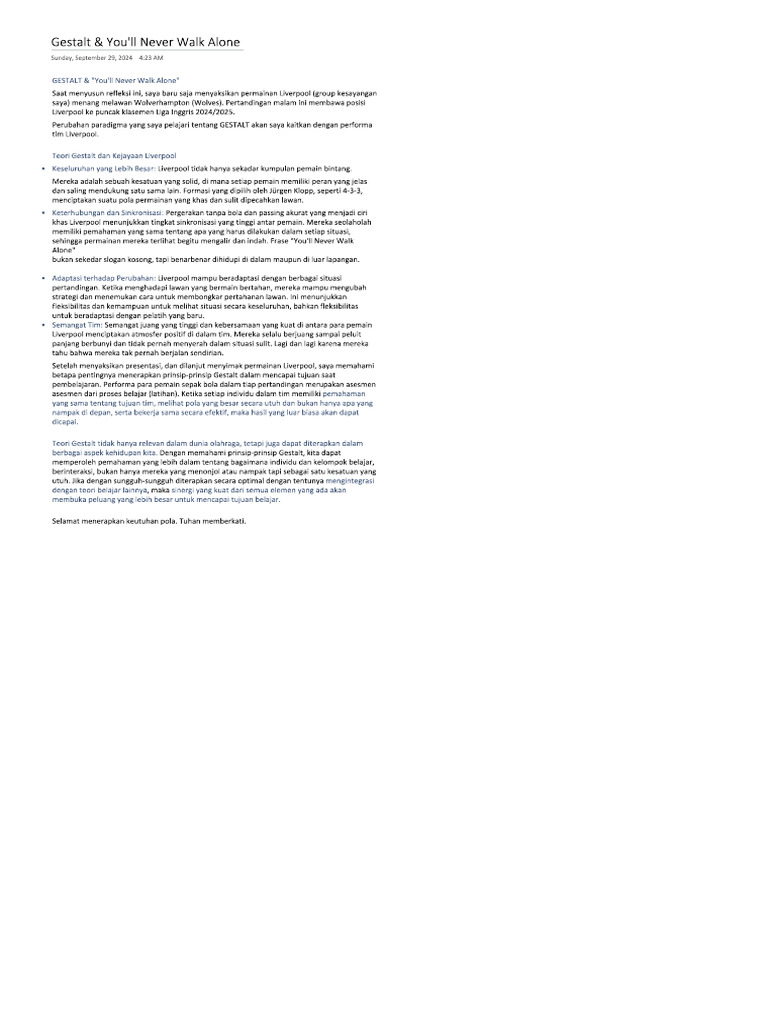 Gestalt & Ynwa | PDF