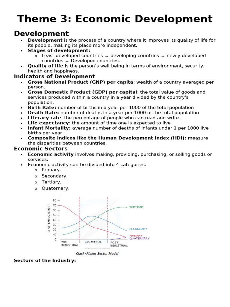Theme 3 Economic Development | PDF
