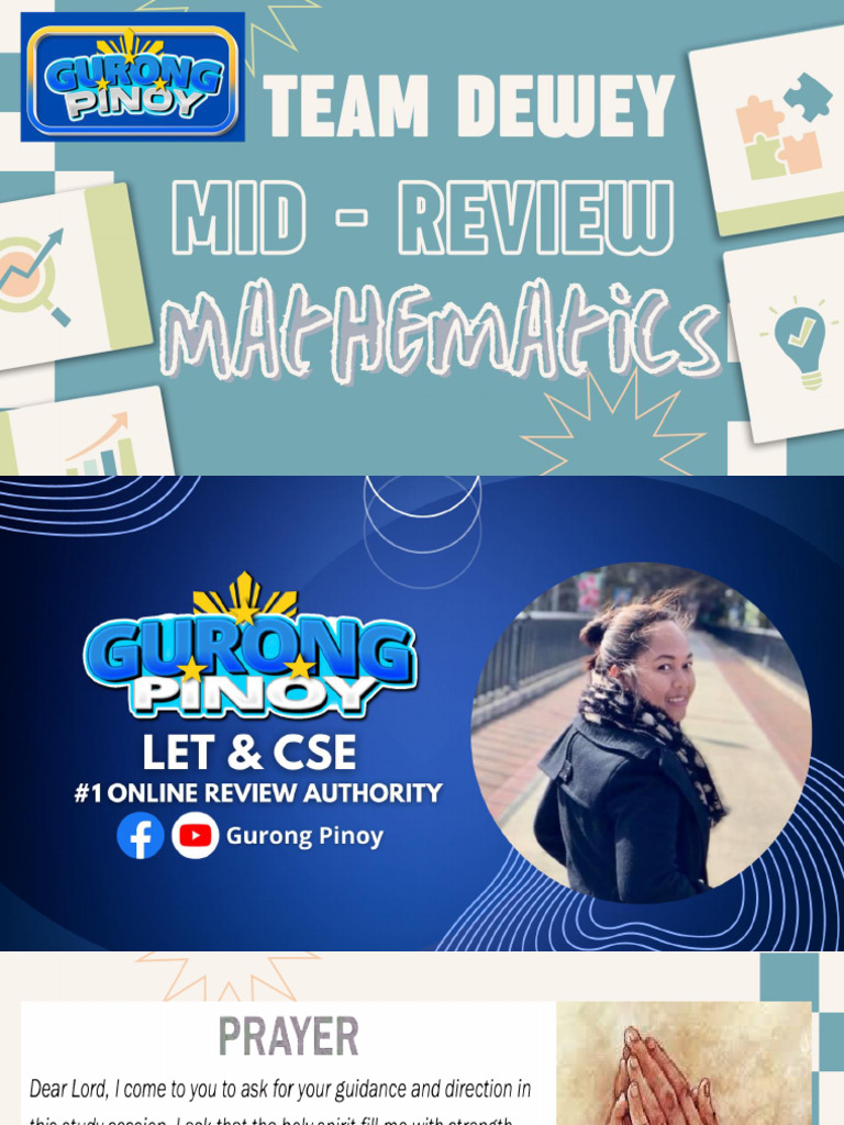 GP Math Mid Review | PDF