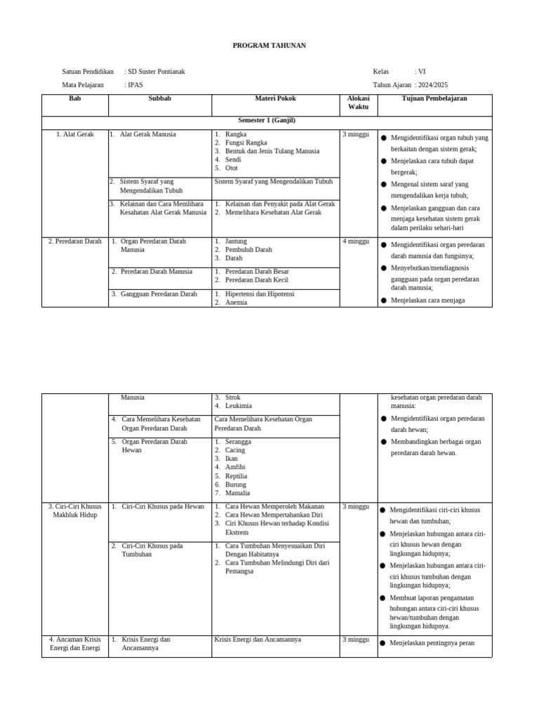 Program Tahunan Ipas | PDF