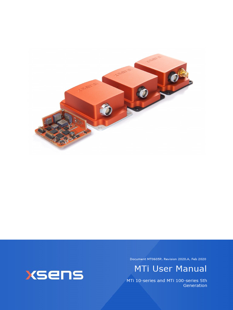 MTi Usermanual | PDF