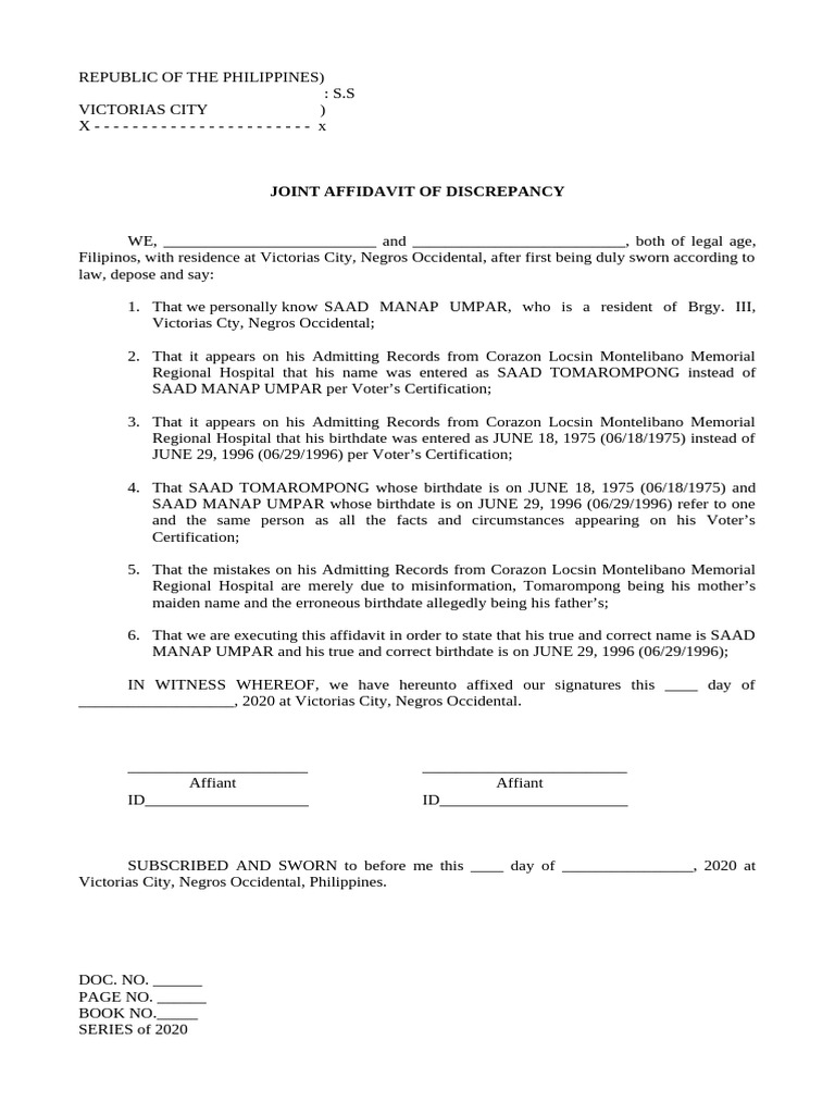 Discrepancy Admmiting Record | PDF