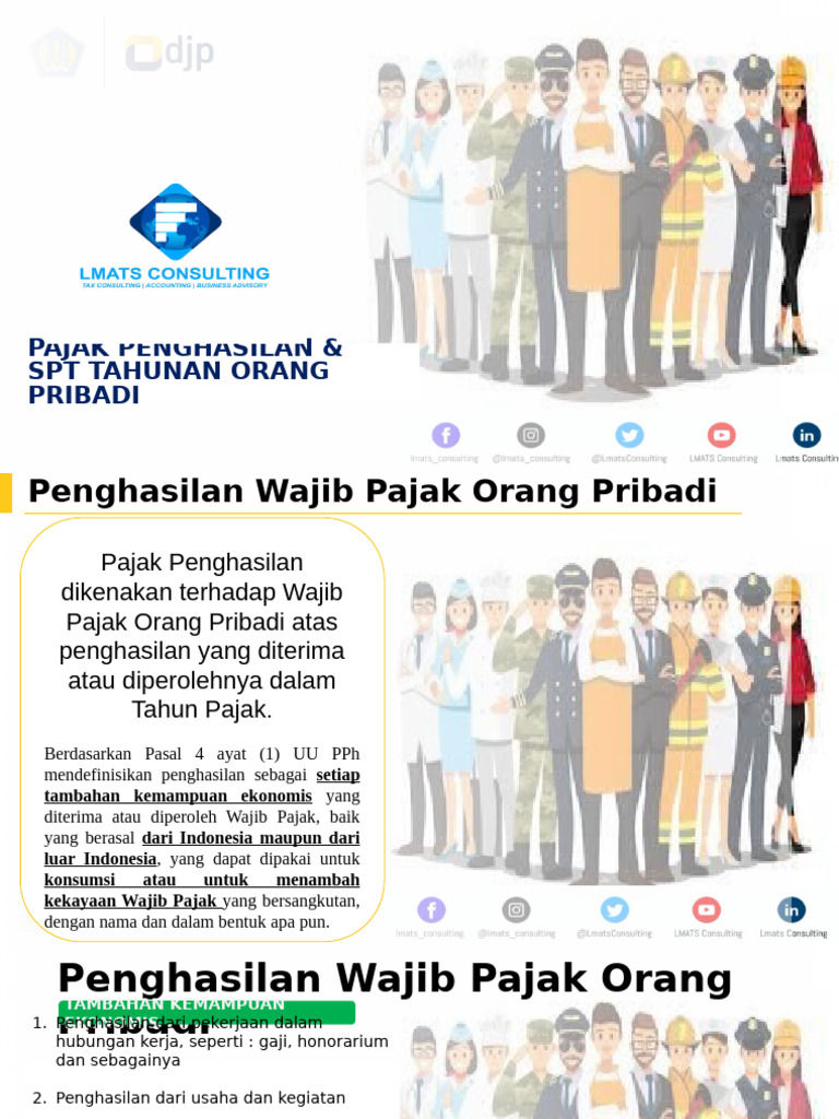 SPT PPH Op & SPT Tahunan Op | PDF