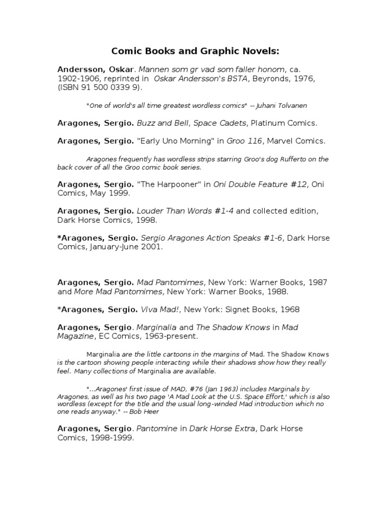 Wordless Comics Anthology | PDF | Comic Book | Comic Strips