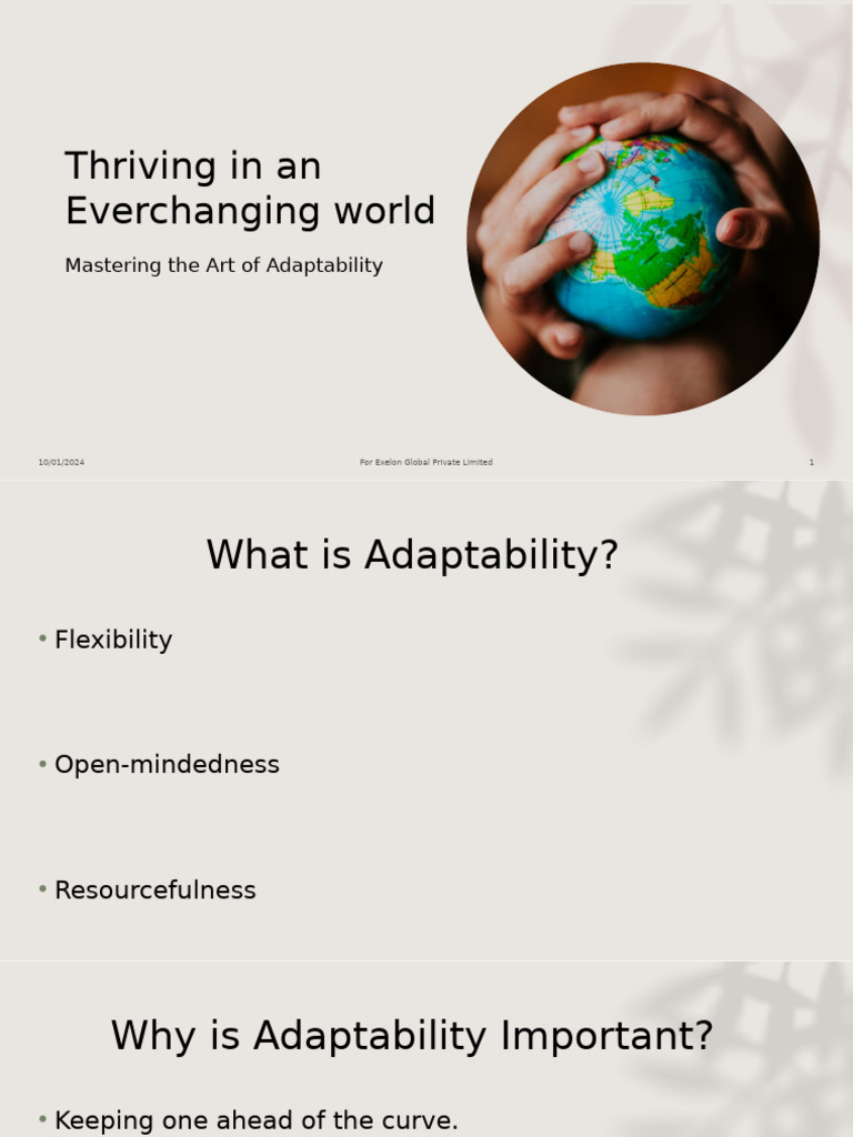 Adaptability Skills | PDF