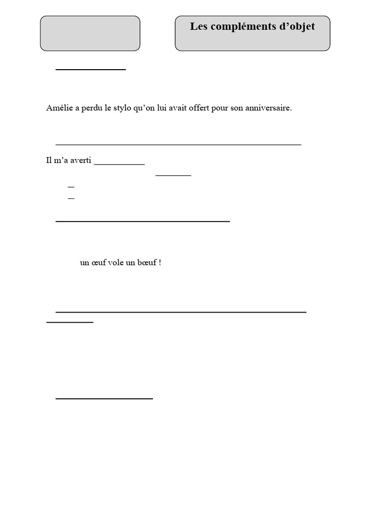 COI COD Exercices | PDF
