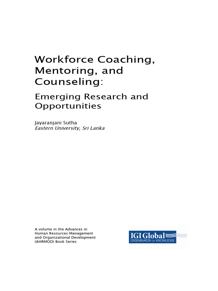 Workforce Coaching, Mentoring, and Counseling E... (Z-Library) | PDF