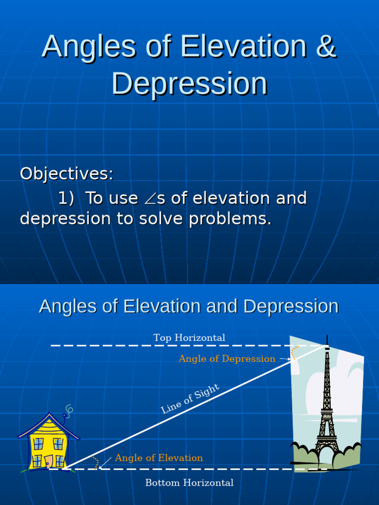 G9 Math Q4 Week 3 5 Angles of Elevation and Depression | PDF