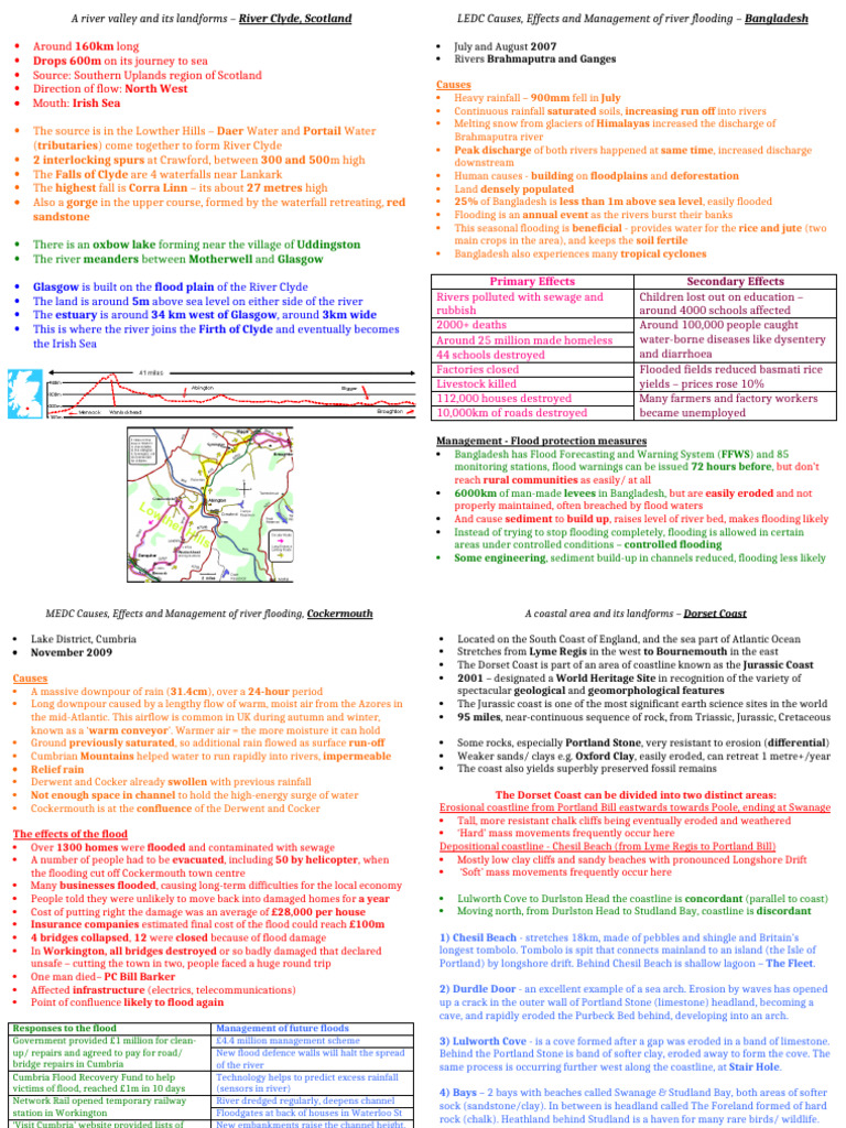 Case Studies Revision | PDF