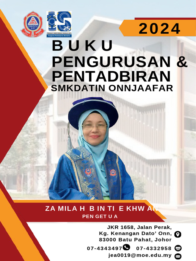 Buku Pengurusan & Pentadbiran Smkdoj 2024 | PDF