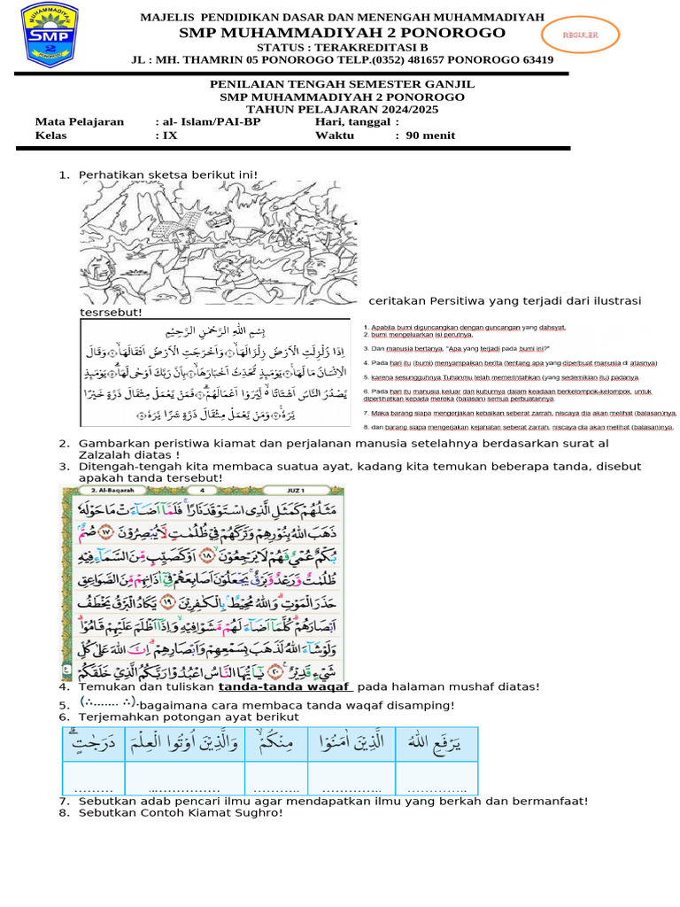 PTS PAI-BP KL 9 GJ 2425 Final | PDF