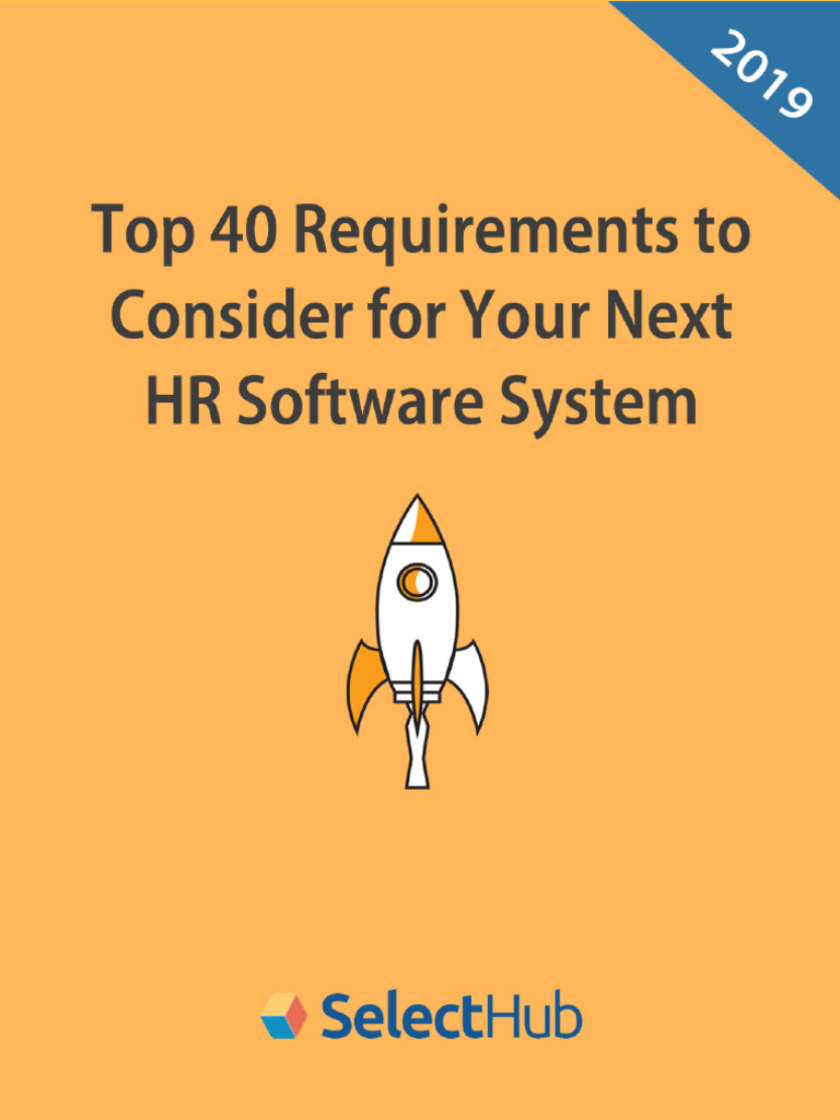 Top 40 HRMS Requirements SelectHub | PDF