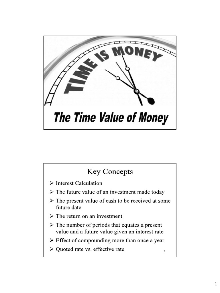 W04L - Time Value of Money | PDF
