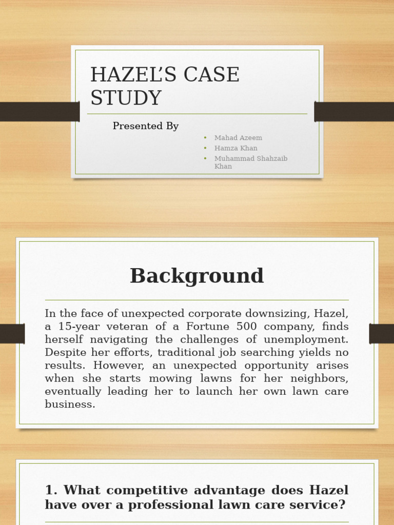 Hazel Presentation (2) | PDF