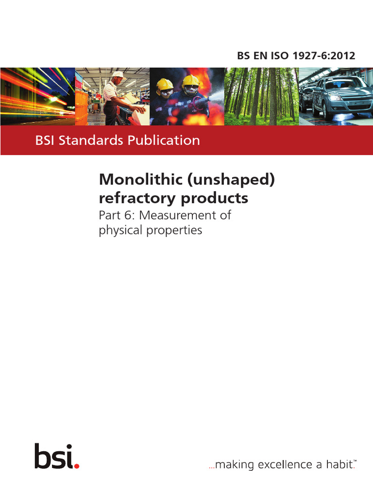 BS en Iso 1927-6-2012 | PDF