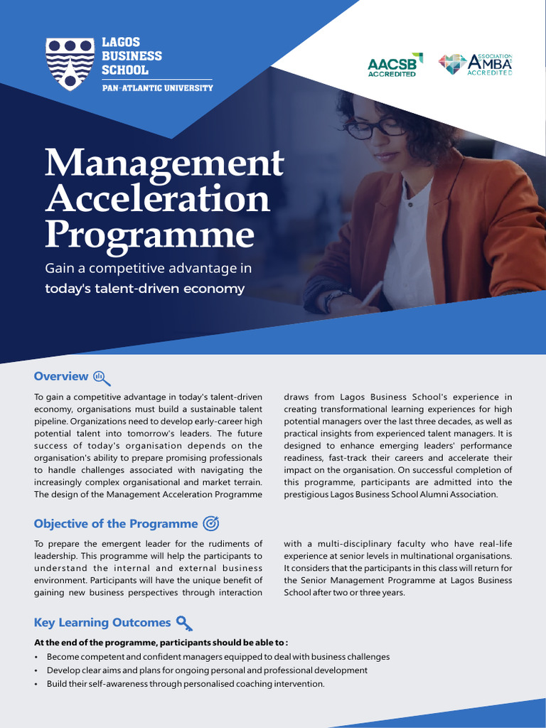 Management Acceleration Programme 1 | PDF | Leadership | Business