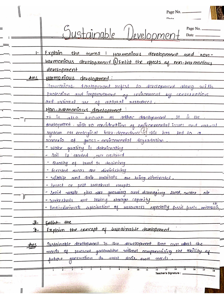 Sustainable Development | PDF