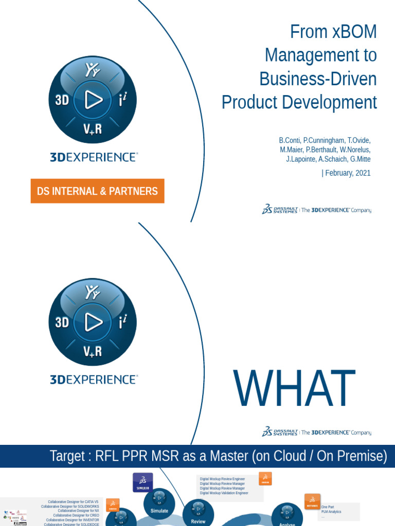 SEM EBOM2FLP-PPR Transition INTERNAL&EXTERNAL BSF | PDF