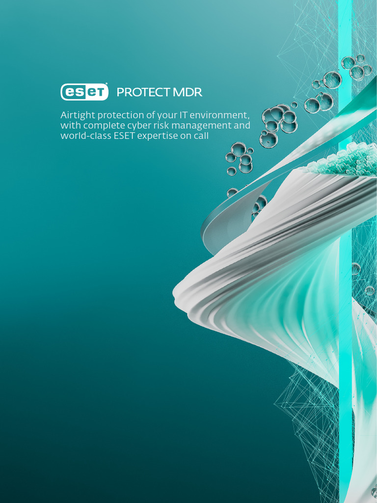 ESET Protect MDR XDR Brochure (2022) | PDF | Computer Security | Security