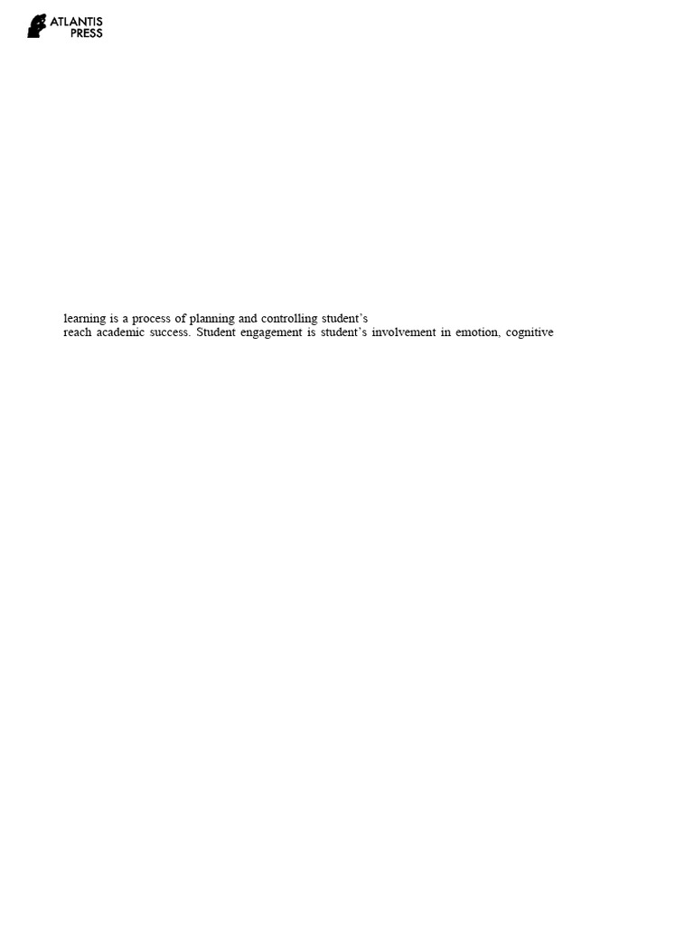 The Relationship Between Self-Regulated Learning W | PDF