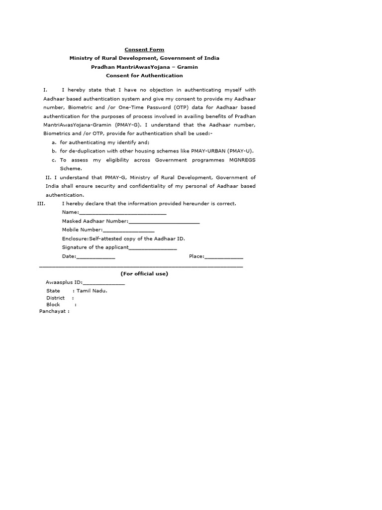 Consent Form | PDF