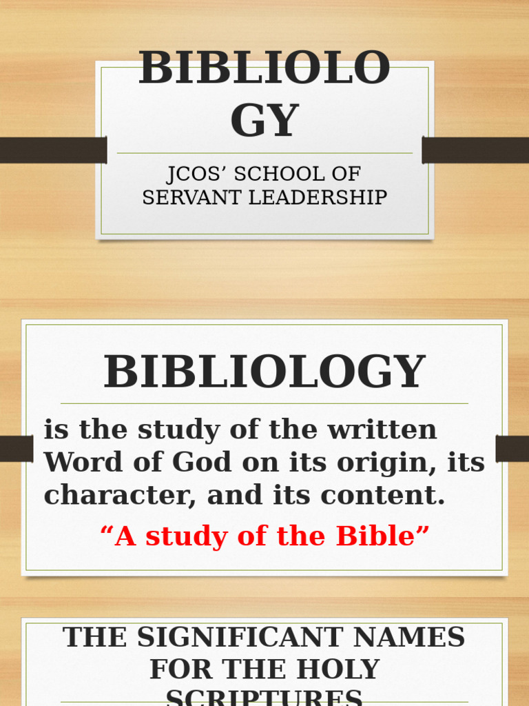 Biblio Logy | PDF