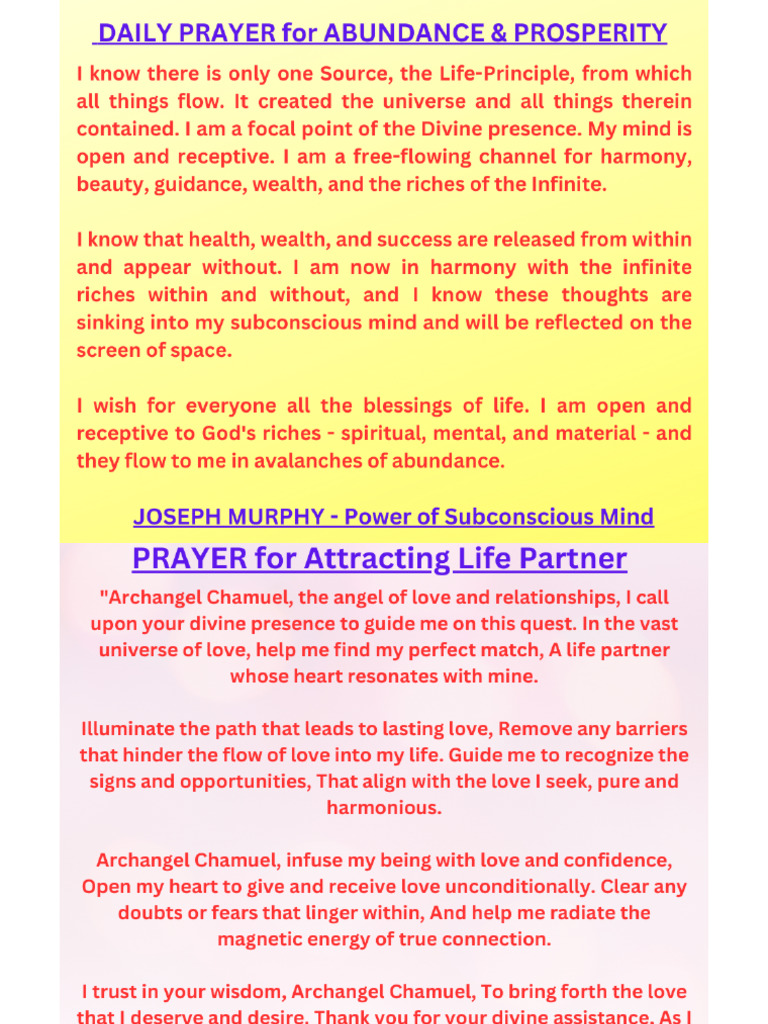 4 Magical Prayers | PDF