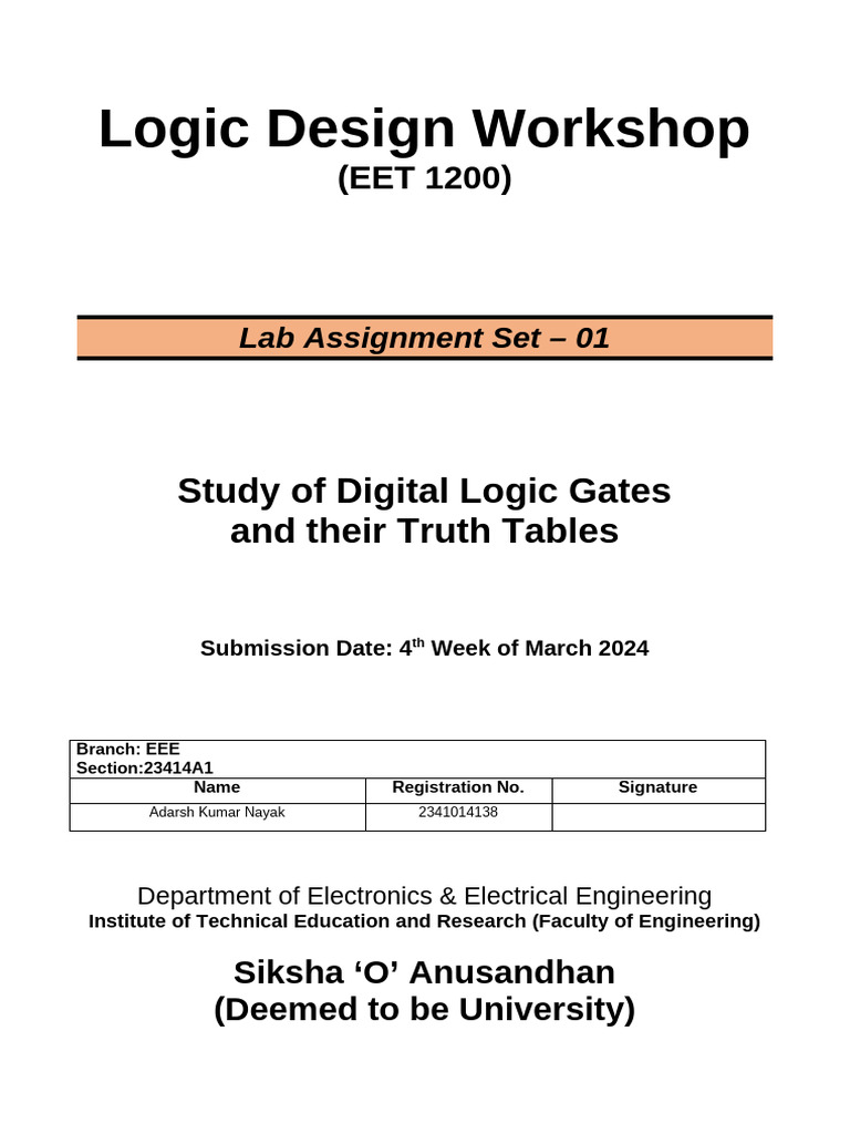 LDW Lab Assignment 01 | PDF
