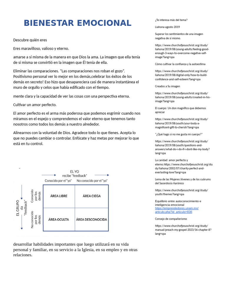 Bienestar Emocional | PDF