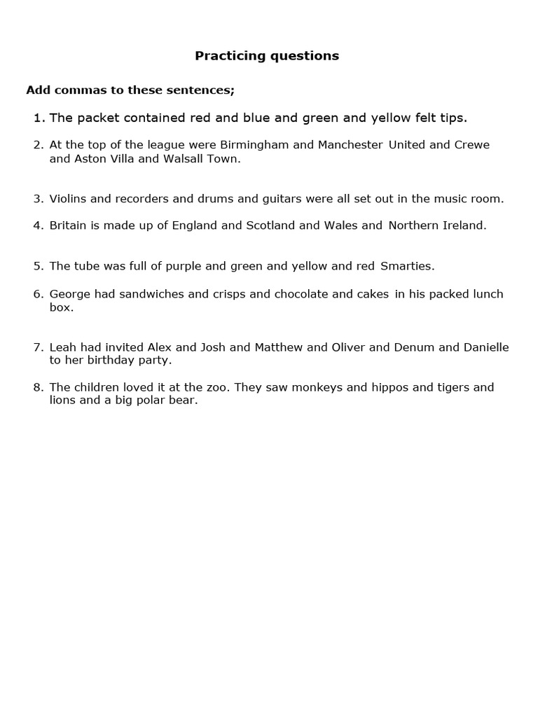 Practicing Sheet | PDF