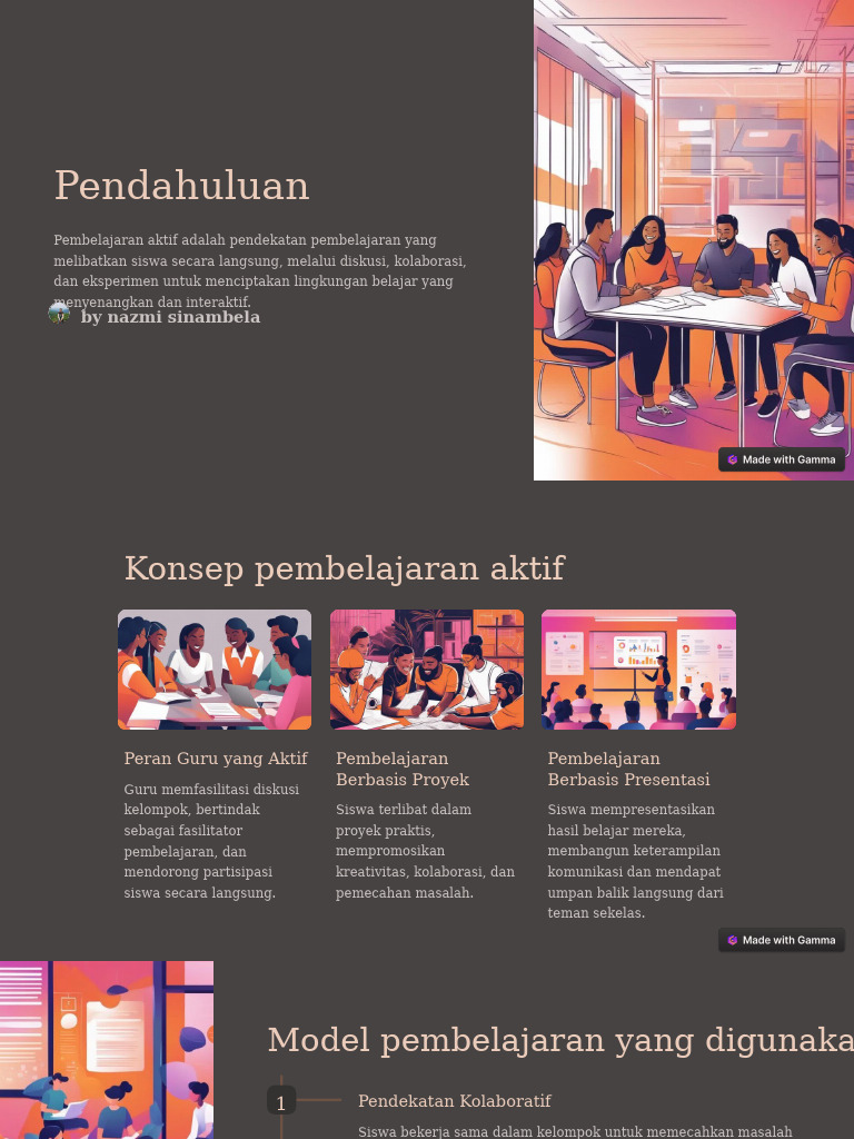 Mampu Mendesain Pembelajaran Aktif Sesuai Pendekatan Model Metode Dan ...