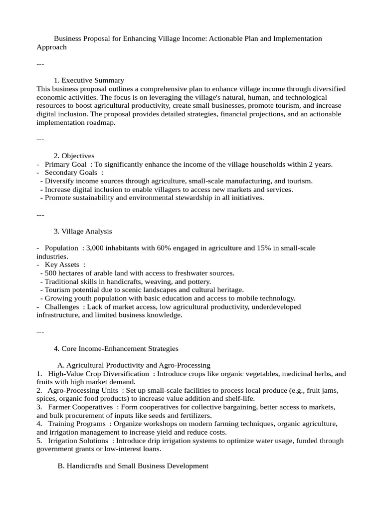 Business Proposal | PDF