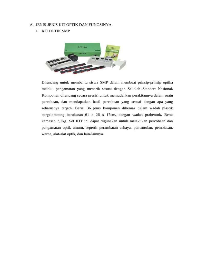Kit Optik | PDF