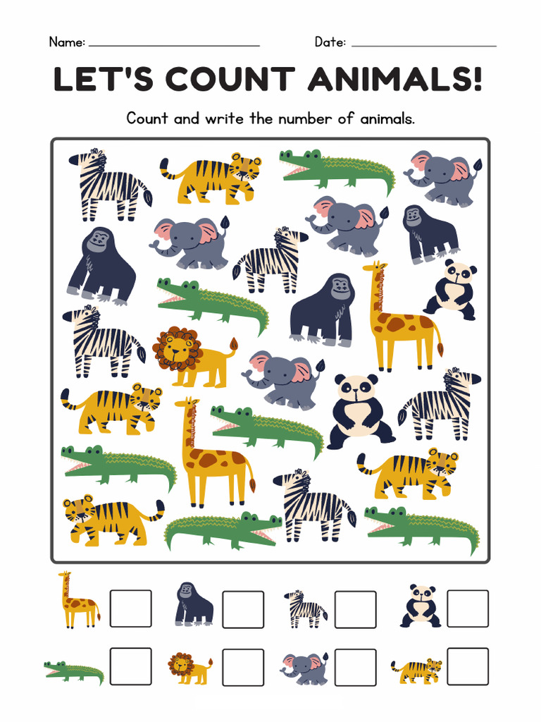 Counting Animals | PDF