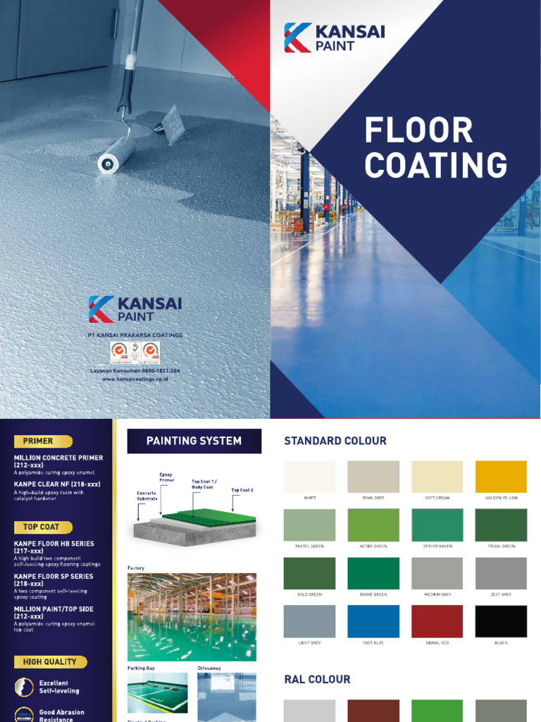 Kartu Warna Kansai Kanpe Floor Digital - FA | PDF