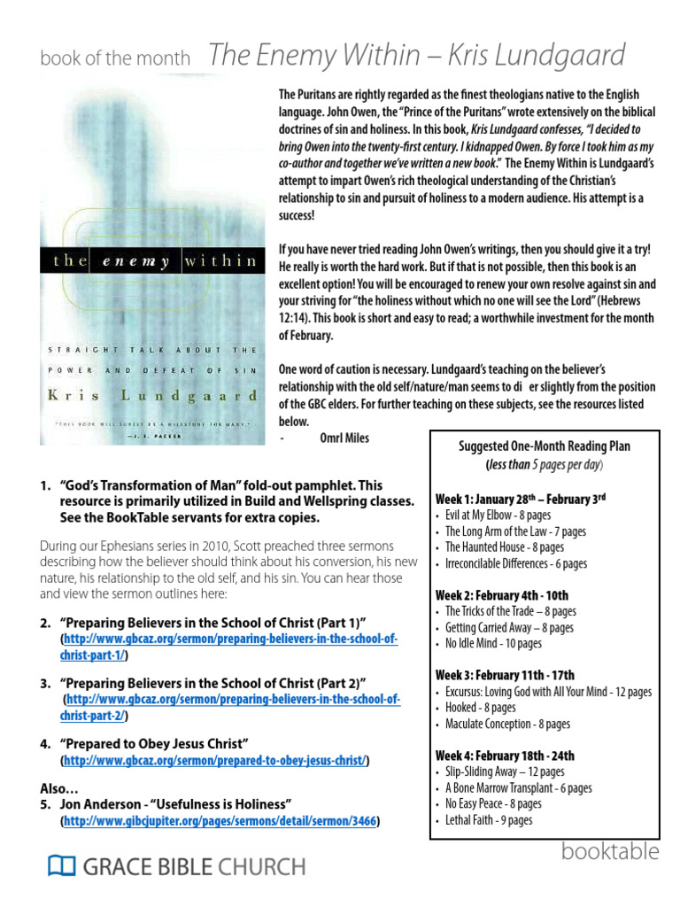 2018 02 The Enemy Within - Lundgaard | PDF