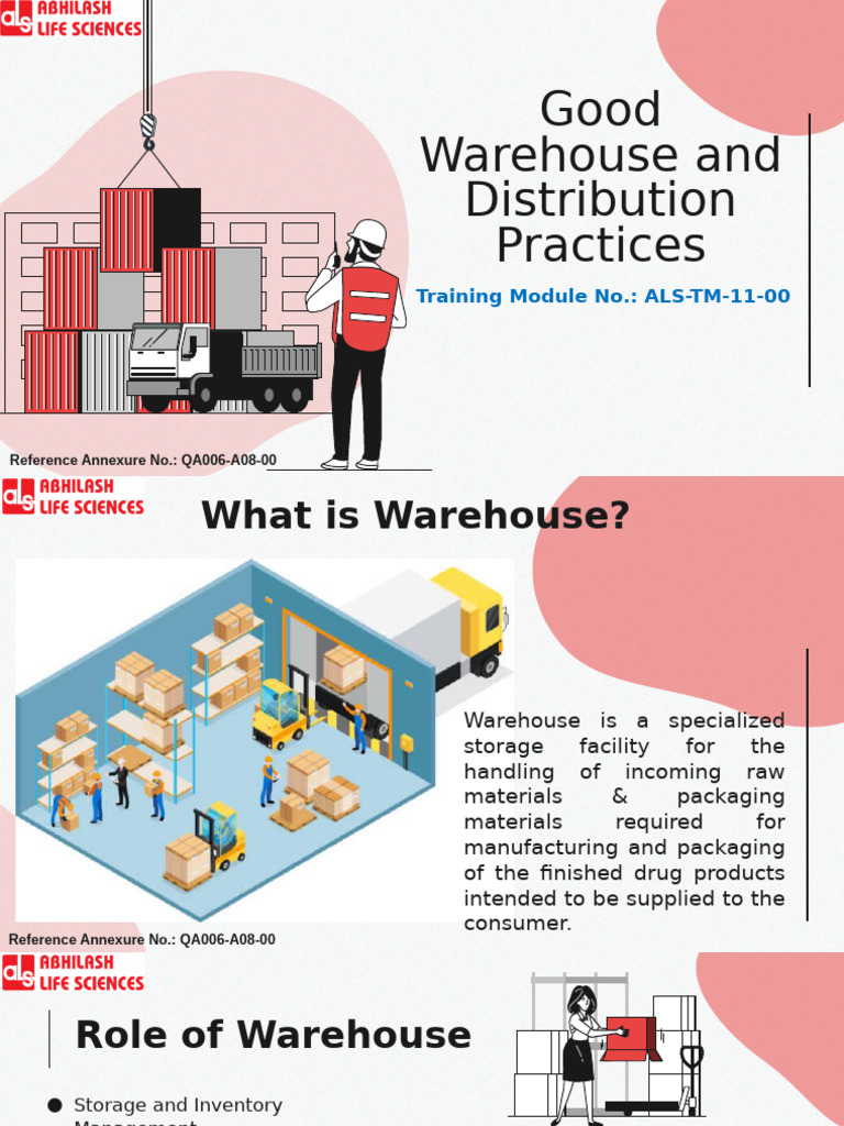 Good Warehouse and Distribution Practices | PDF