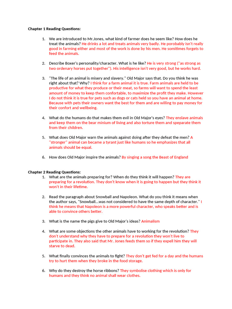 Chapter 1 Reading Questions | PDF