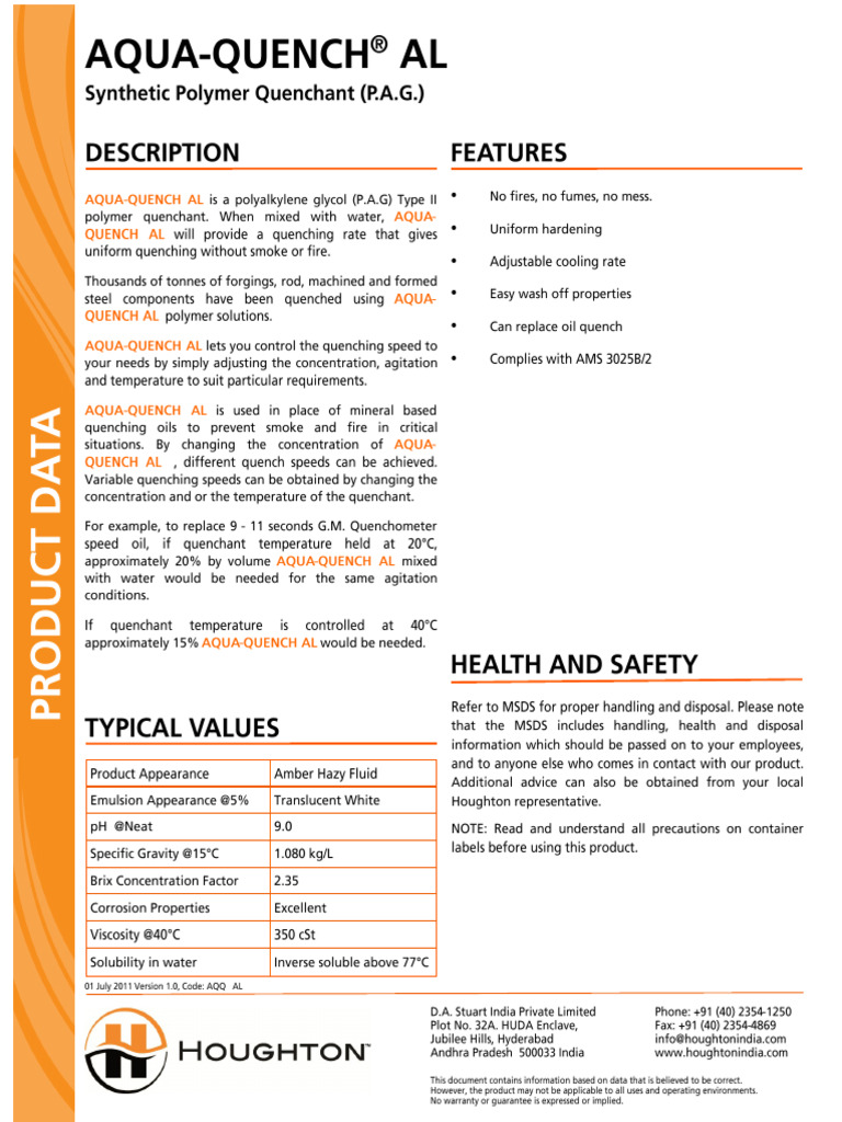 Aqua Quench AL | PDF