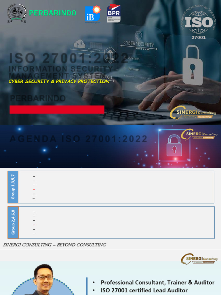 ISO 27001 Awareness Perbarindo 2024 Final Zoom Agustus | PDF